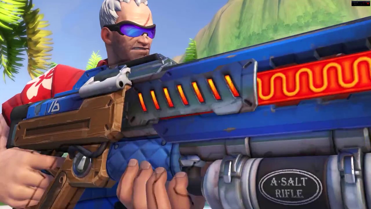 Grillmaster 76 Soldier 76 Skin 「 Overwatch Summer Games 2017 Costume ...