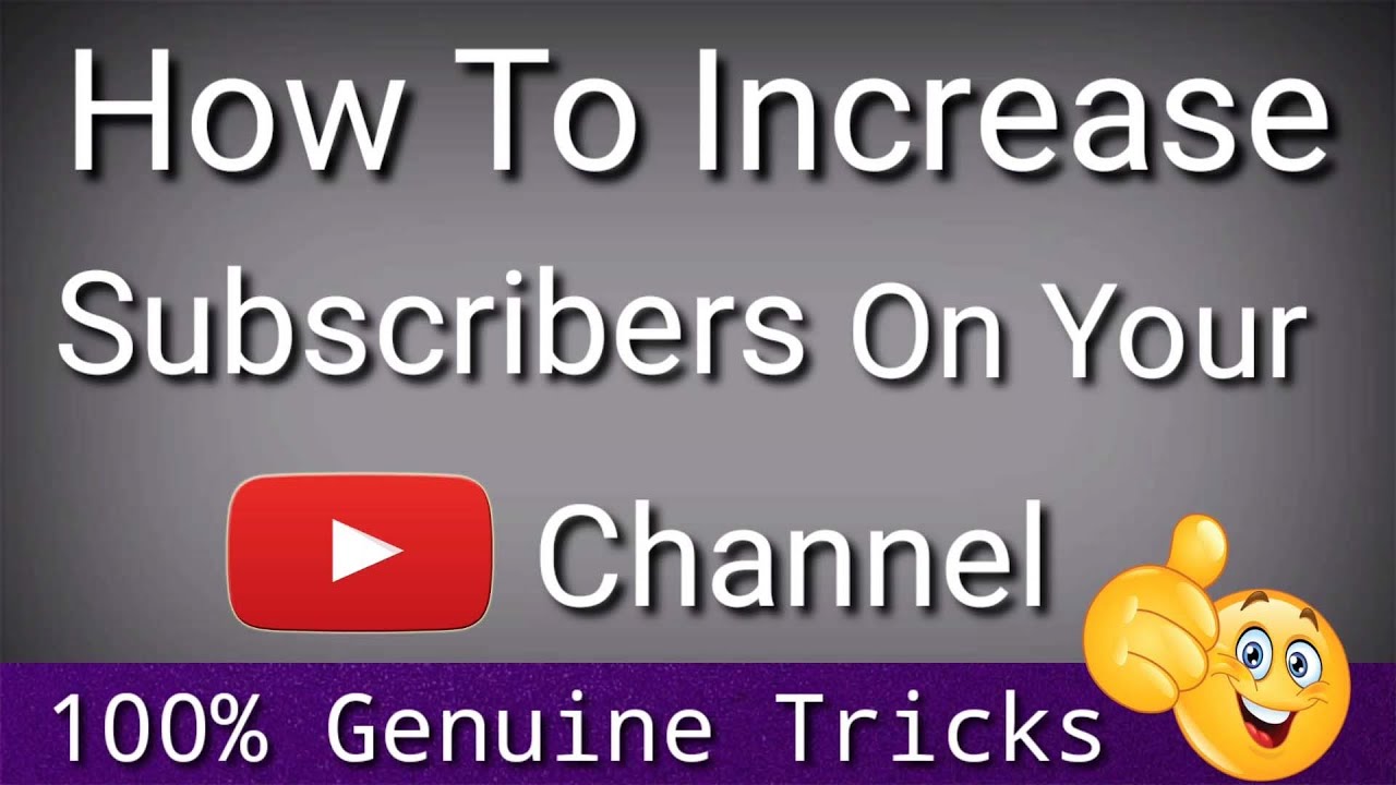 How To Increase Subscribers On YouTube Channel | Subscriber Kaise ...