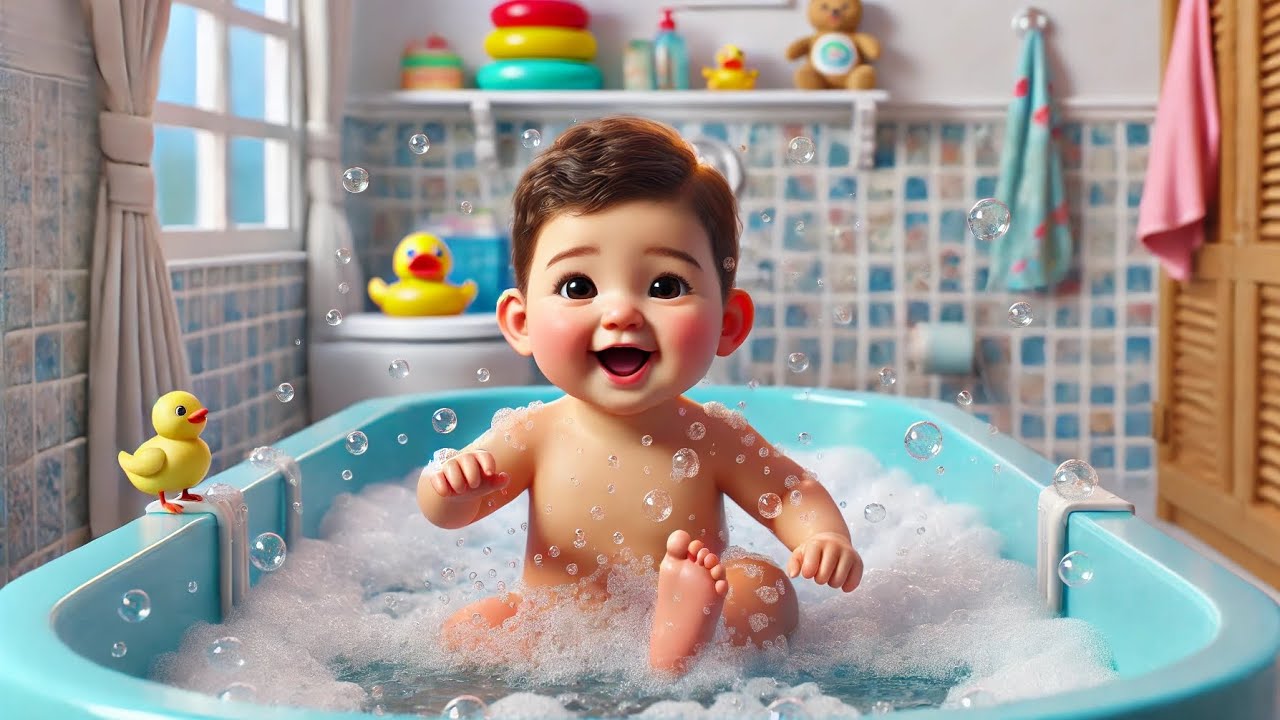 Bath song for kids make bathing time fun for toddler NurseryRhymes ...