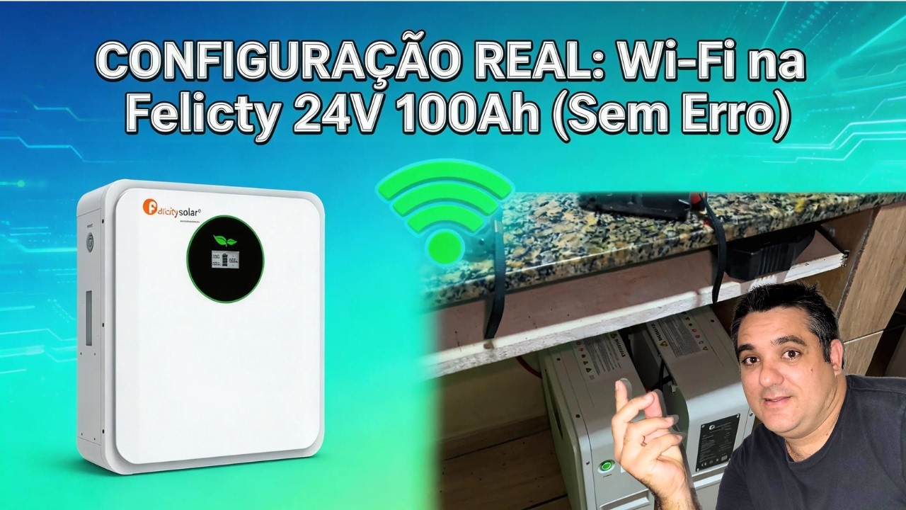 AGORA SIM! Conectar o Wi-Fi na Felicity Solar ficou MUITO FÁCIL! 📶 ...