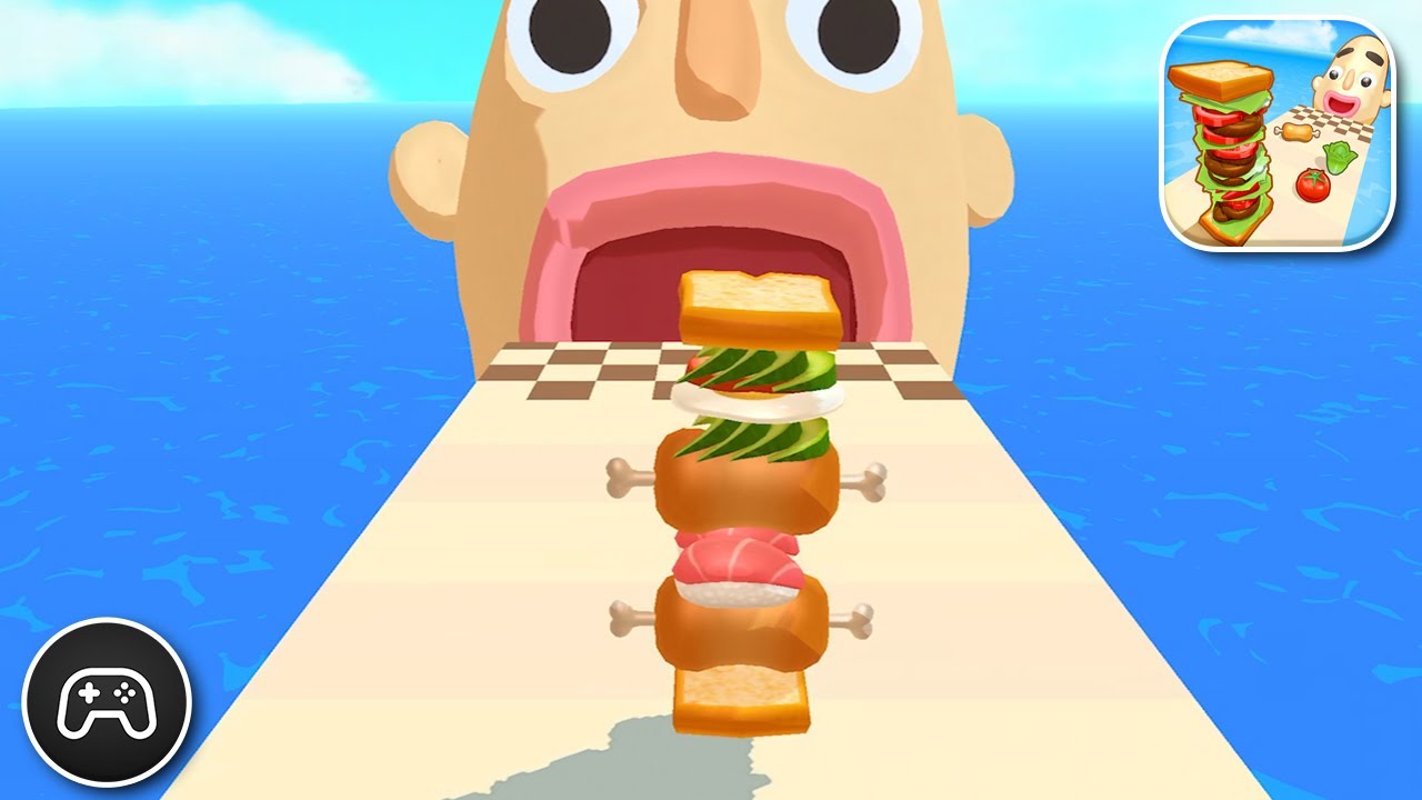 Sandwich Runner - Gameplay Walkthrough Part 2 - Basic Game Level 16-20 ...