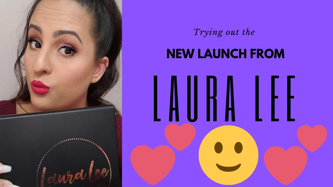 Playing with Laura Lee Los Angeles' new eye shadow pallet Bundle - YouTube