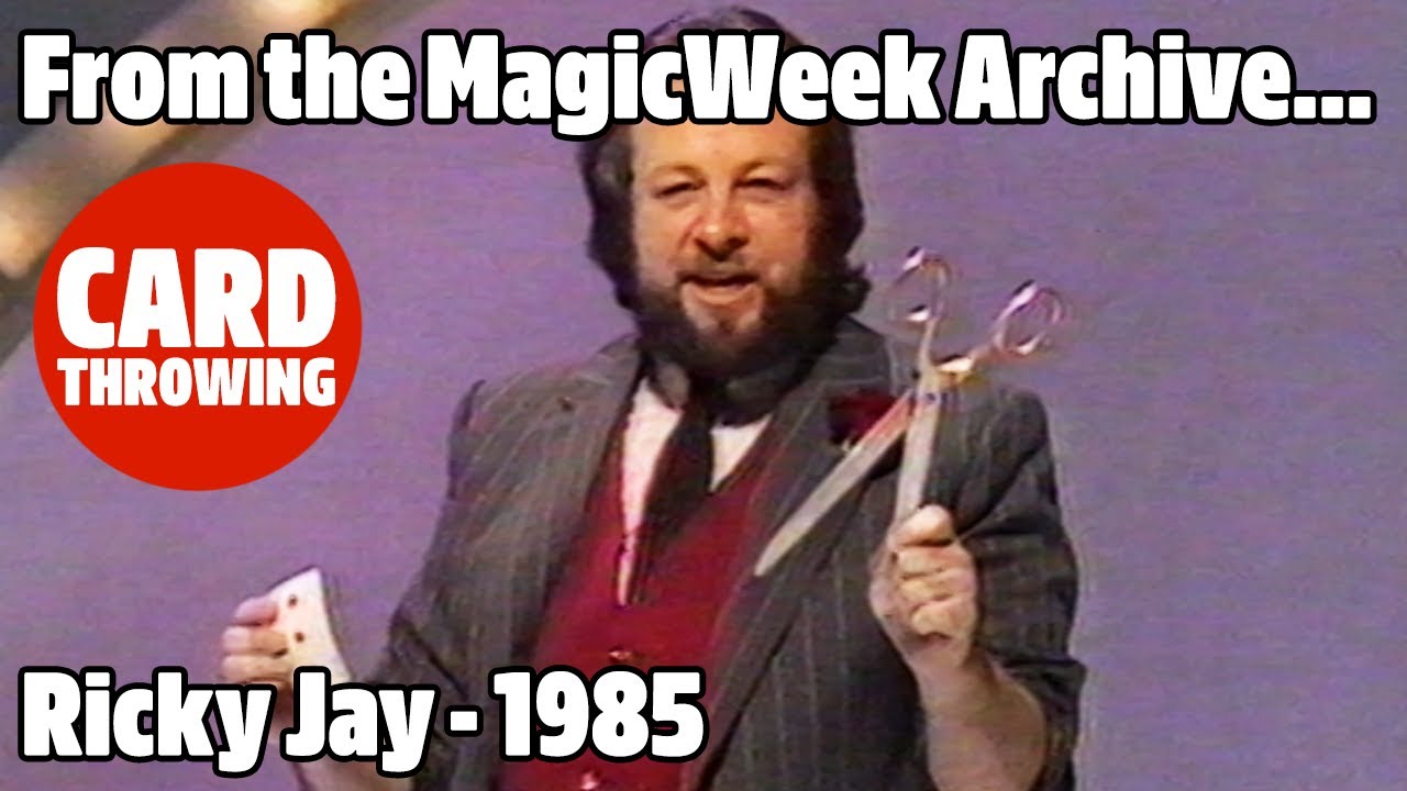 Ricky Jay Card Throwing - 1985 - YouTube