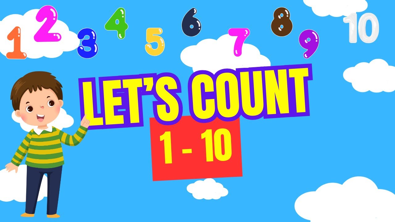 Counting 1 to 10 with Animations - YouTube