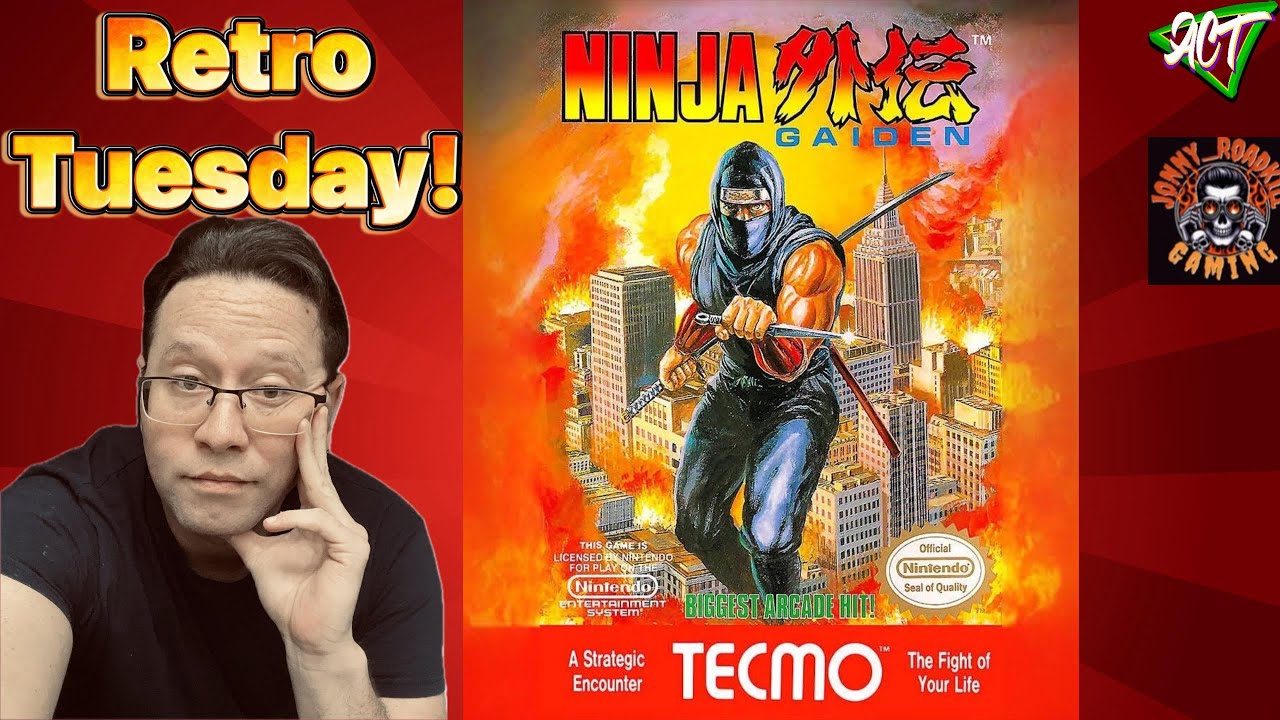 🔴Retro Tuesdays! Jonny_Roadkill Plays Ninja Gaiden For the Nintendo # ...