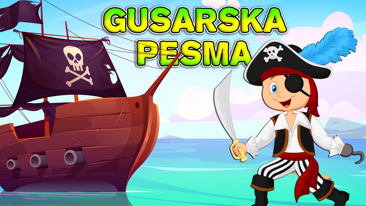 Gusarska pesma - HIT pesmica za decu | Mali gusari | Pesma o gusarima ...
