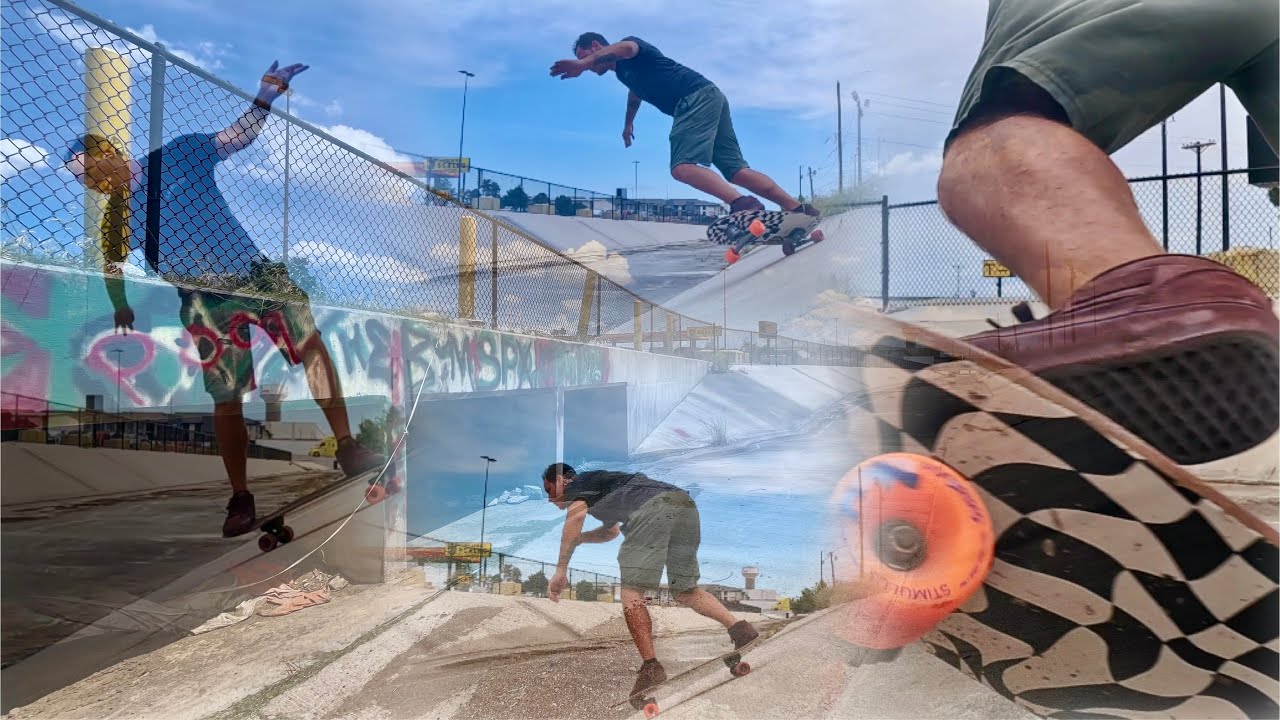 Surfskating EL Draino's | Fort Worth, Texas | Drainage Ditch Surfing W ...