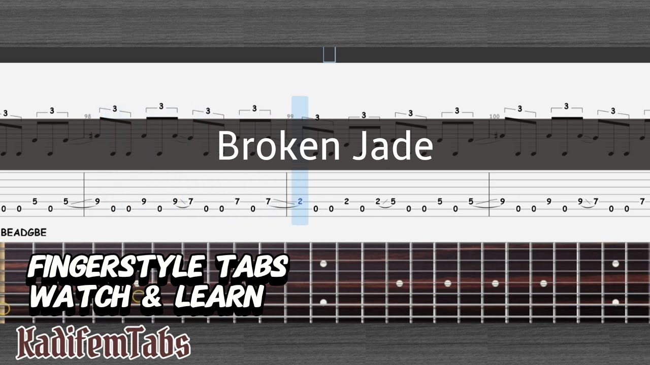 Chthonic - Broken Jade | Electric Guitar Tabs - YouTube
