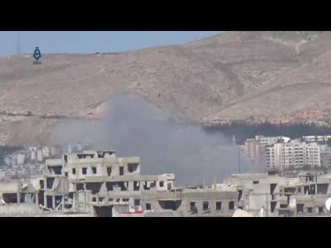 Şam Kırsal-Harast Bölgesi-Rus savaş uçaklarının hava bombardımanı-18.04.2017