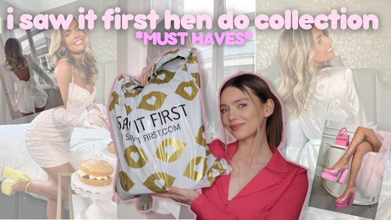 I SAW IT FIRST X MISS MOLLY HEN DO COLLECTION *BRIDES ESSENTIALS* - YouTube