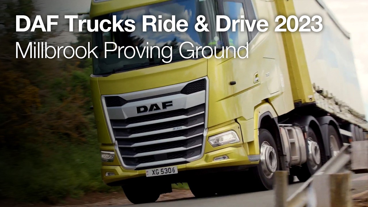 DAF Trucks Ride & Drive 2023 | Millbrook Proving Ground - YouTube