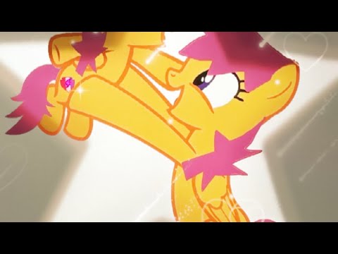 When scootaloo meets her future self - YouTube