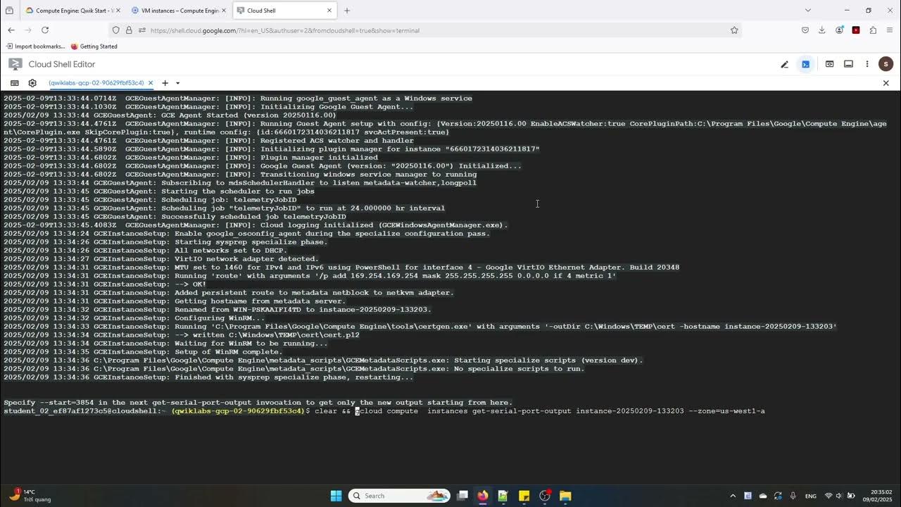Chapter 11 - Compute Engine - Qwik Start - Windows - YouTube