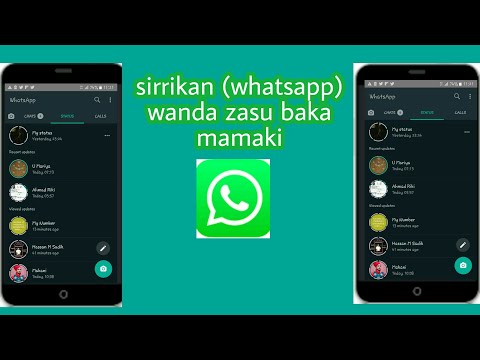 Sirrikan whatsapp wanda zasu baka mamaki