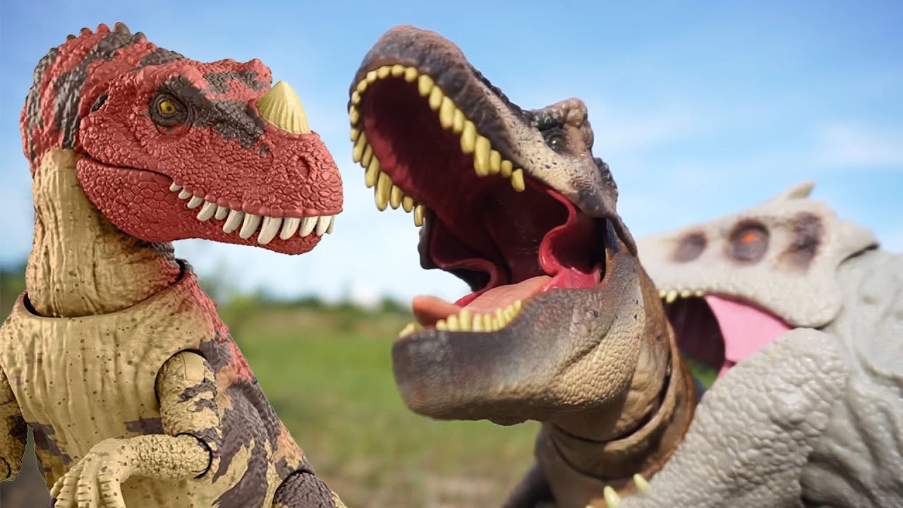 NEW T-REX Jurassic World Hammond Collection : Ceratosaurus & Indominus ...