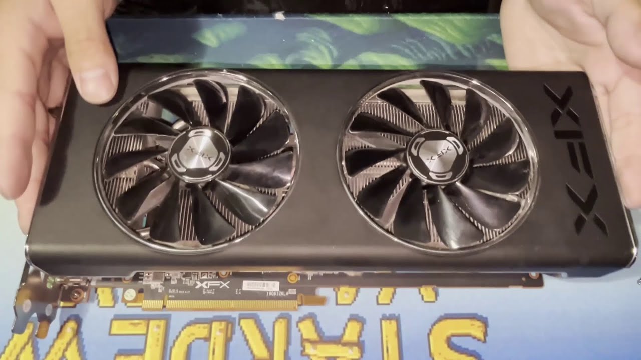 XFX THICC 5700XT Shroud & Backplate Delete - YouTube