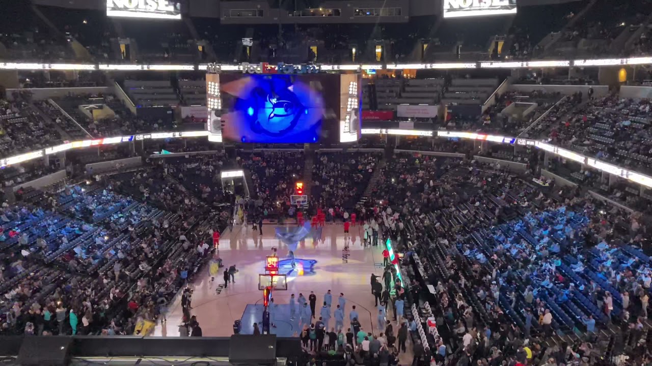 11-26-21 Memphis Grizzlies Starting Lineup Introductions - YouTube