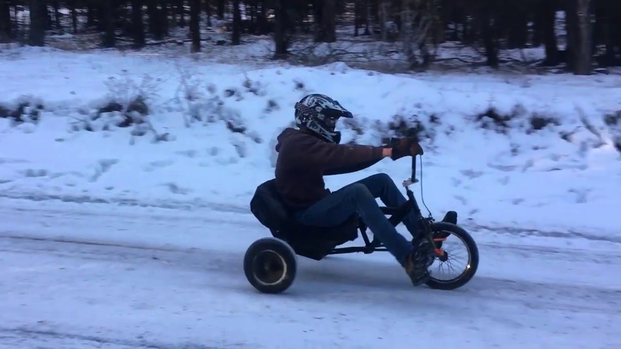Winter Drift Triking - YouTube