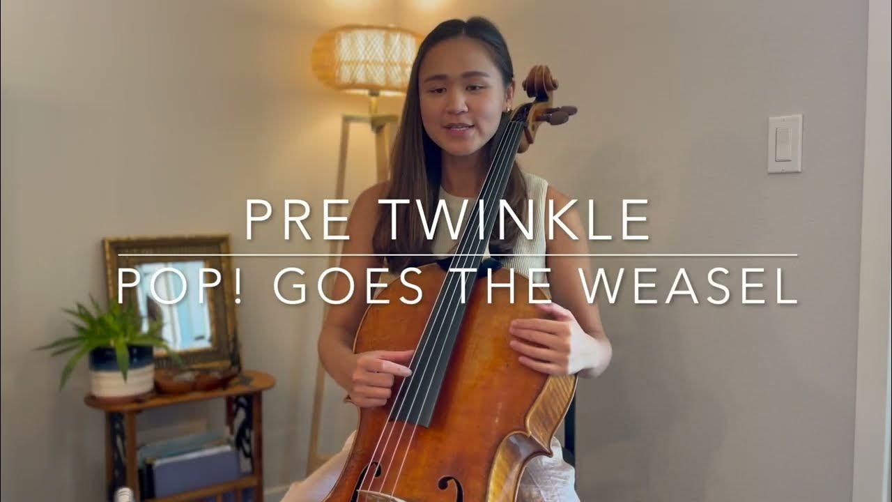 Pop! Goes the Weasel (Cello Play Along) | Suzuki Pre Twinkle Songs ...