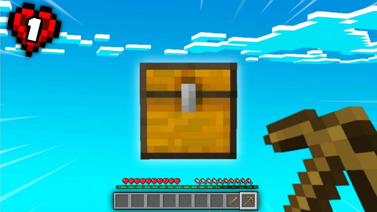 Can i Survive on a SINGLE CHEST IN MINECRAFT? ONE CHEST SURVIVAL #1 ...