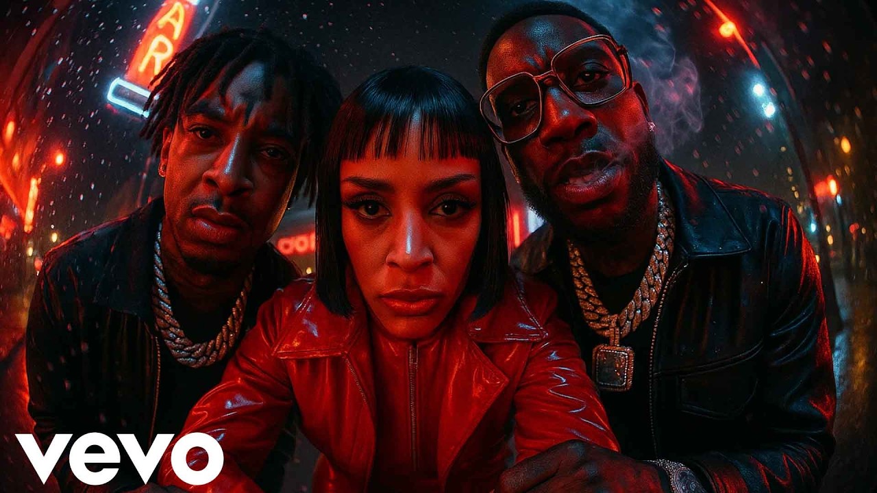 21 Savage, Doja Cat, Gucci Mane - VELVET CHAINS [Music Video] - YouTube