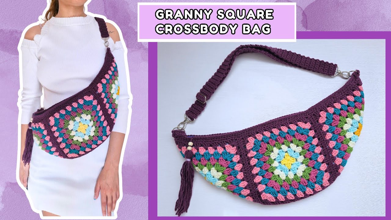 Add a zipper to a Crochet bag tutorial - YouTube