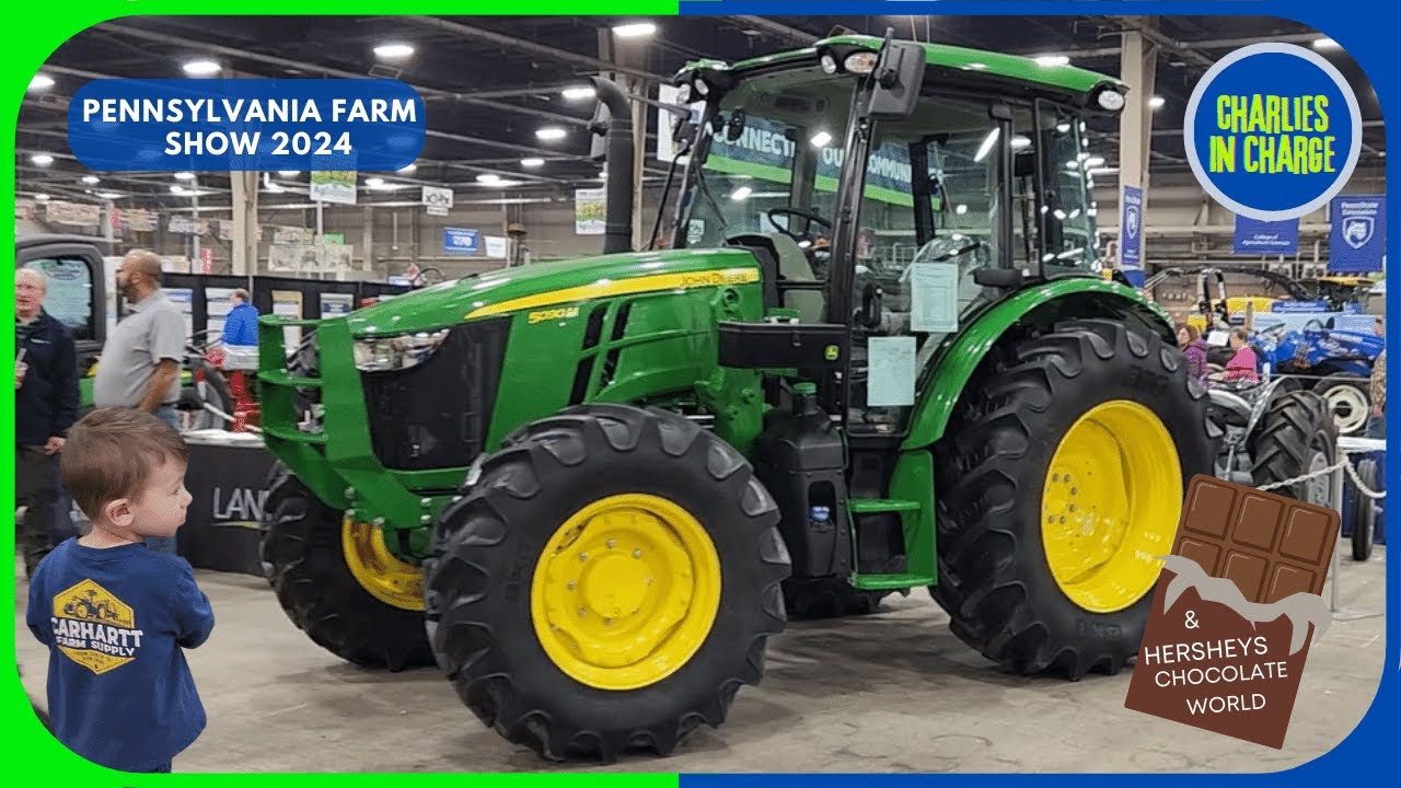 Pennsylvania Farm Show 2024 with big tractors, farm animals and more ...