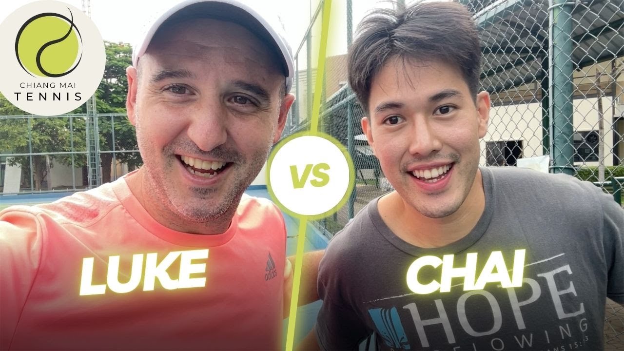 Tennis Match: Luke Vs Chai - 10th Aug 2023 #tennis #chiangmai #thailand ...
