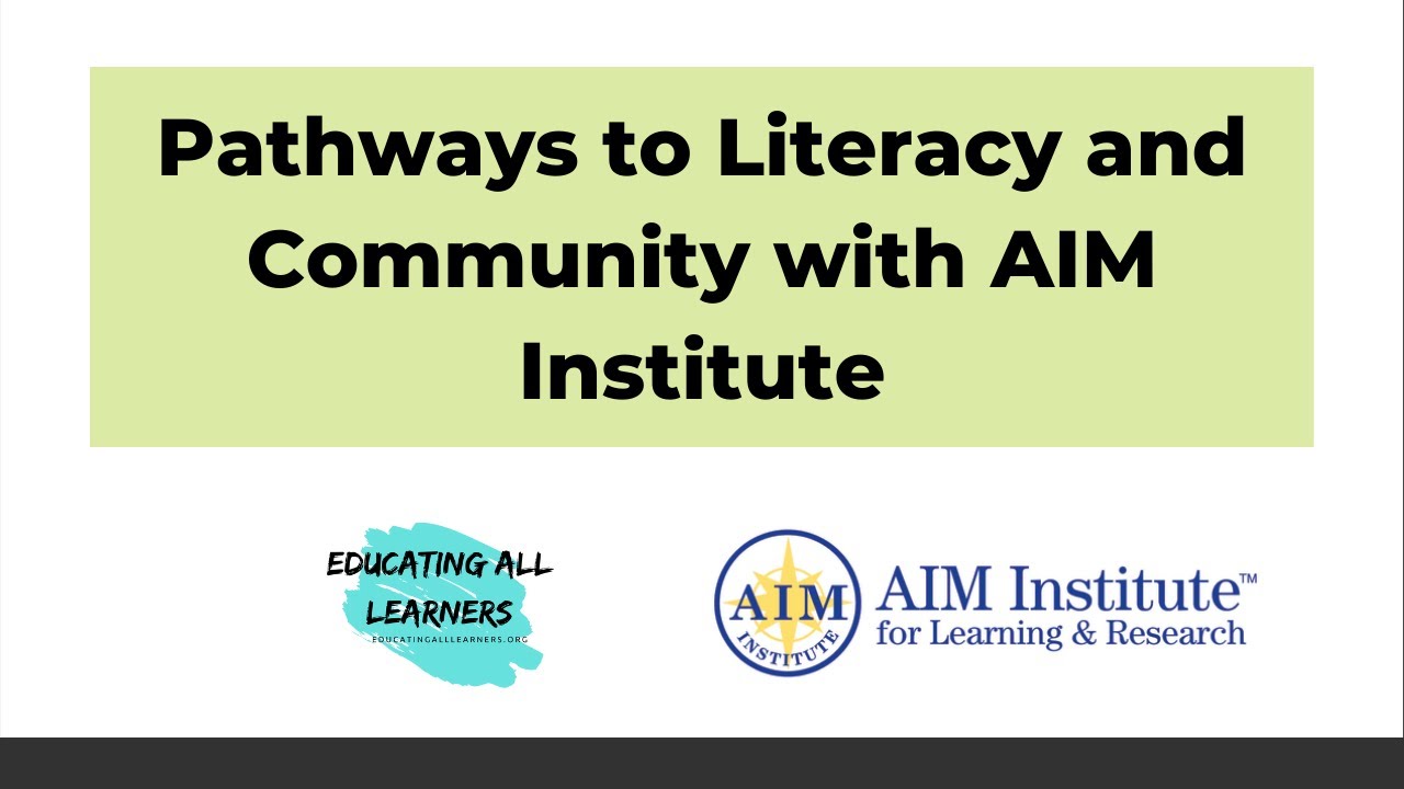 Pathways to Literacy and Community with AIM Institute - YouTube