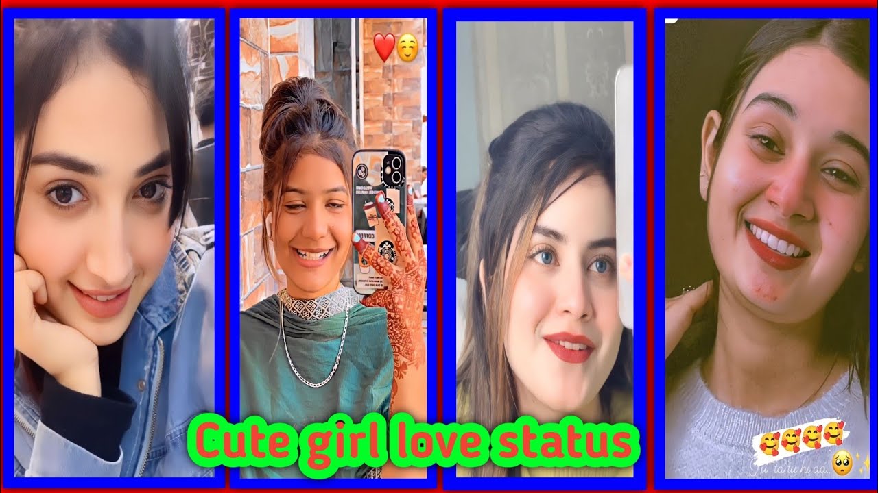 cute girl love🥰status ||🥰🥰 4k full screen status#shorts #trending # ...