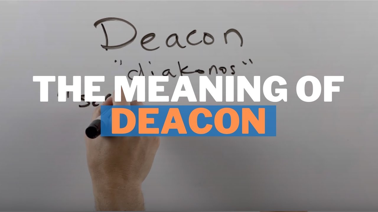 The Meaning of Deacon in the Catholic Church - YouTube