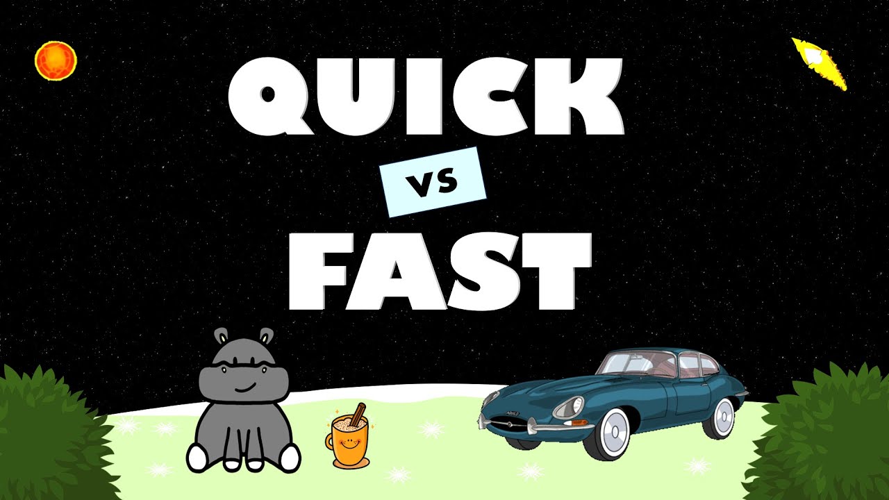 Разница между QUICK, QUICKLY и FAST?🔎 - YouTube