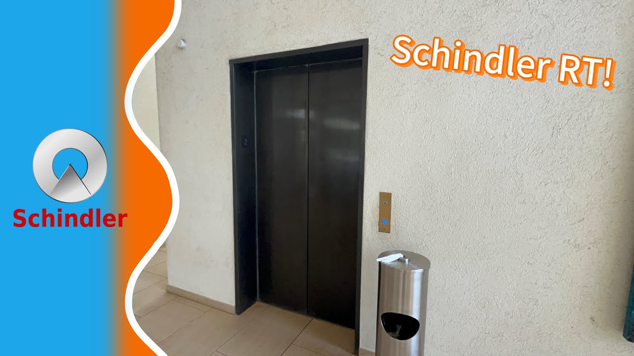 VERY NEAT BLUE BUTTONS! Schindler RT hydraulic elevator at Wailea ...