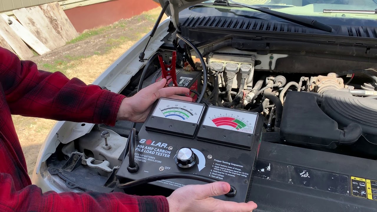Battery Load Test Using Carbon Pile - YouTube