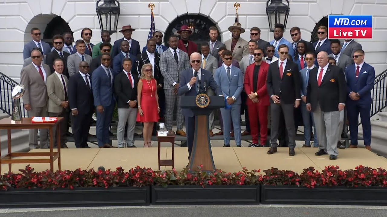 LIVE: Biden Welcomes Super Bowl Champion Kansas City Chiefs to White ...