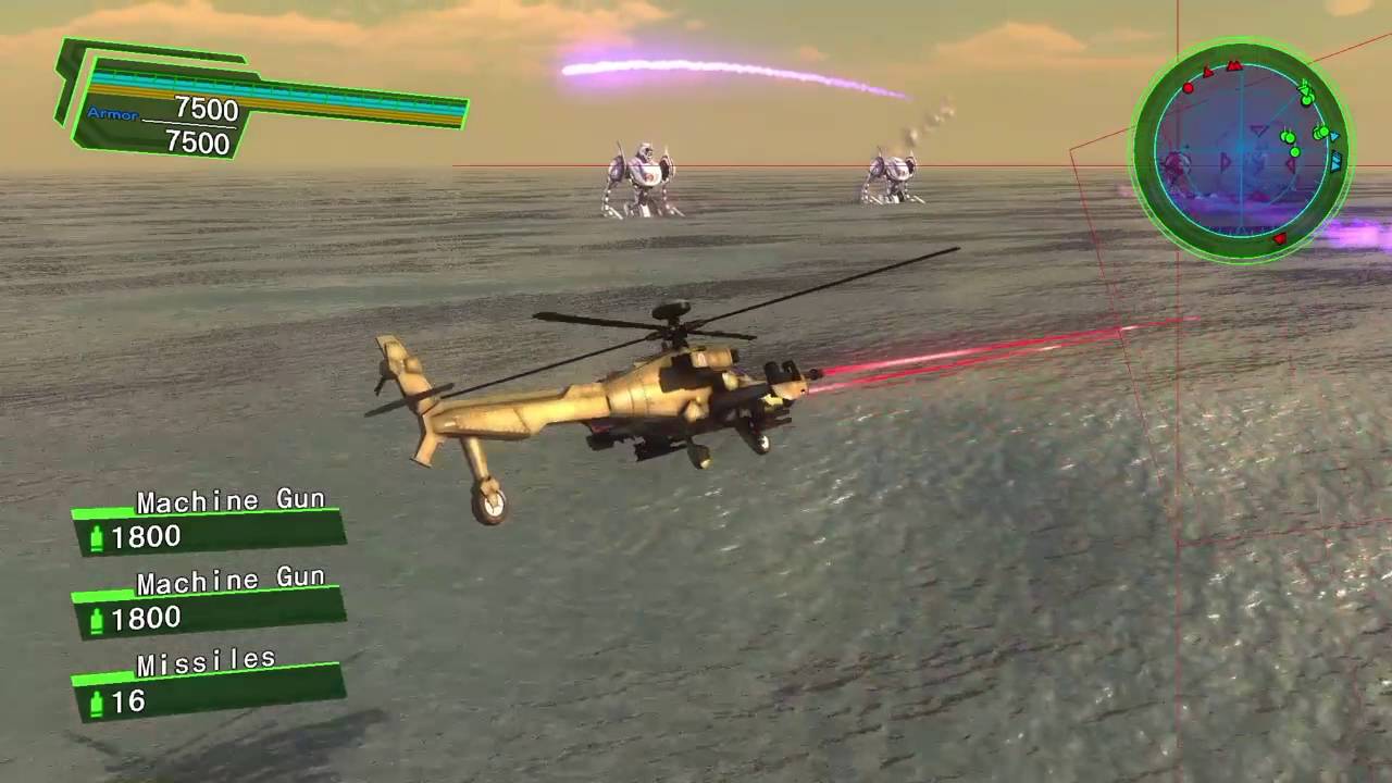 EDF Earth Defense Force 4.1 Mission 18 Artillery Air Raider Inferno ...