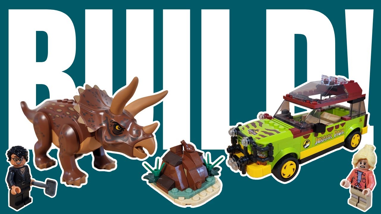 LEGO Jurassic Park 76959 Triceratops Research Speed Build (Did I Just ...