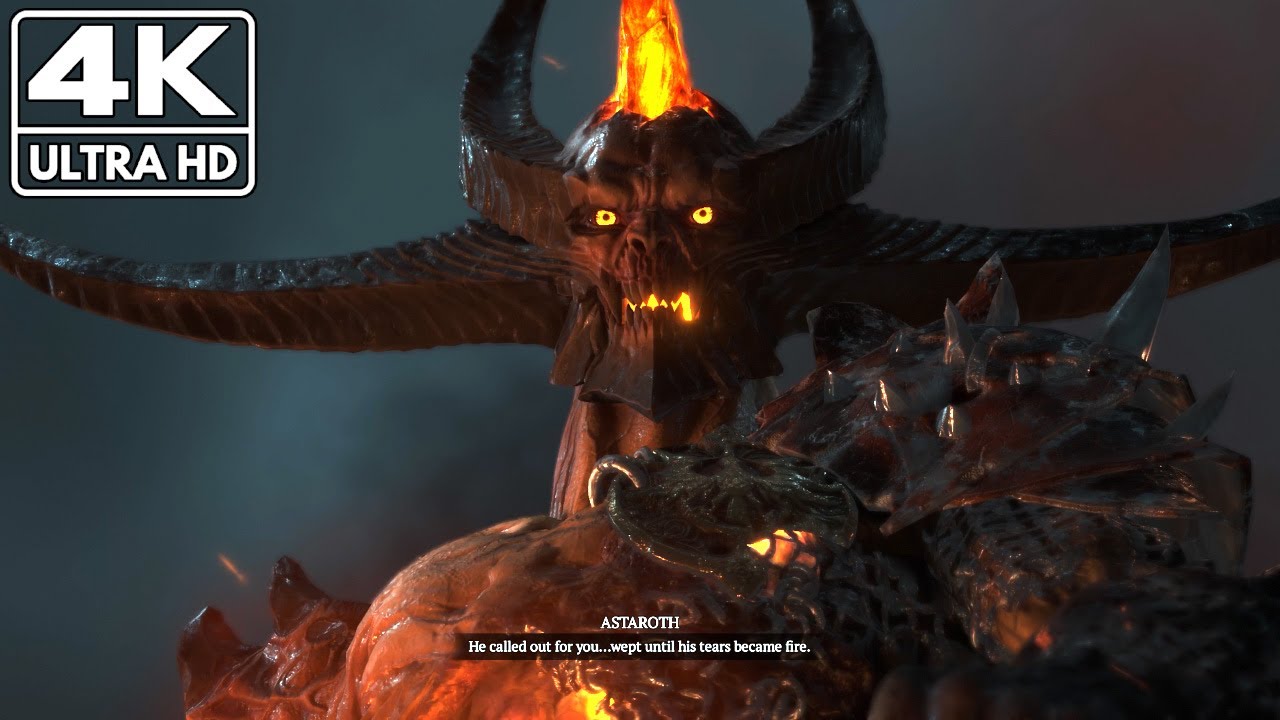 DIABLO 4 Cinematic Lilith Saves Astaroth Scene 4K - YouTube
