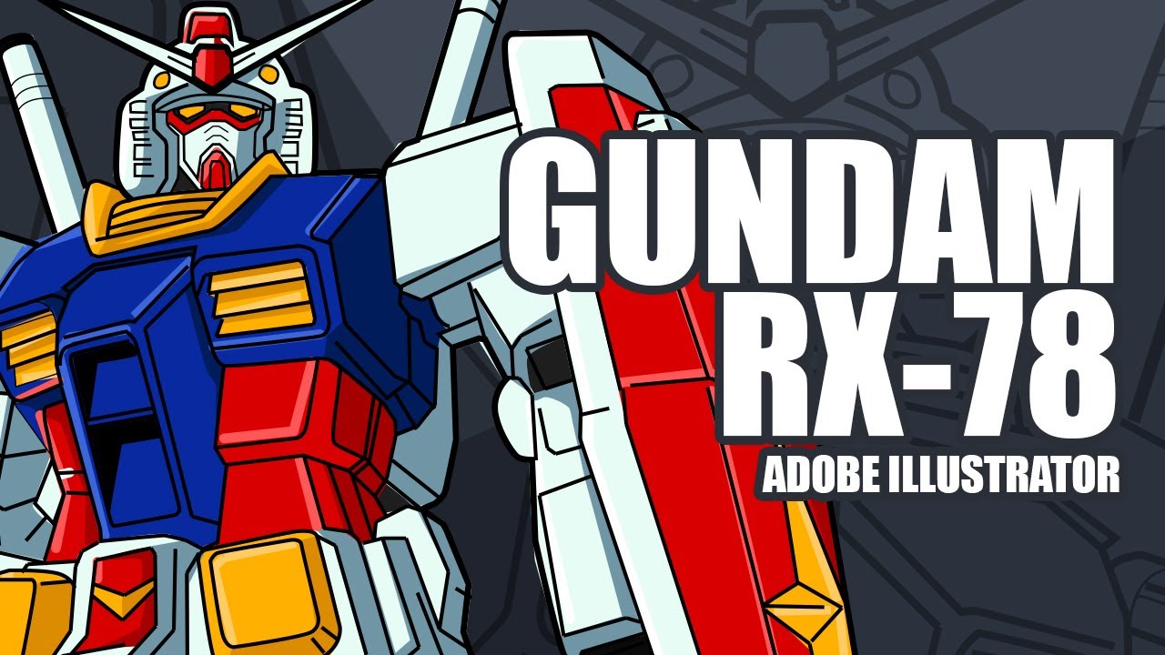 GUNDAM RX 78 - SPEED ART VECTOR - YouTube