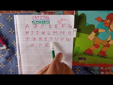 How To Write English Hand writing Capital Letters... ️ ️ ️📝😊 👉🙏 ...