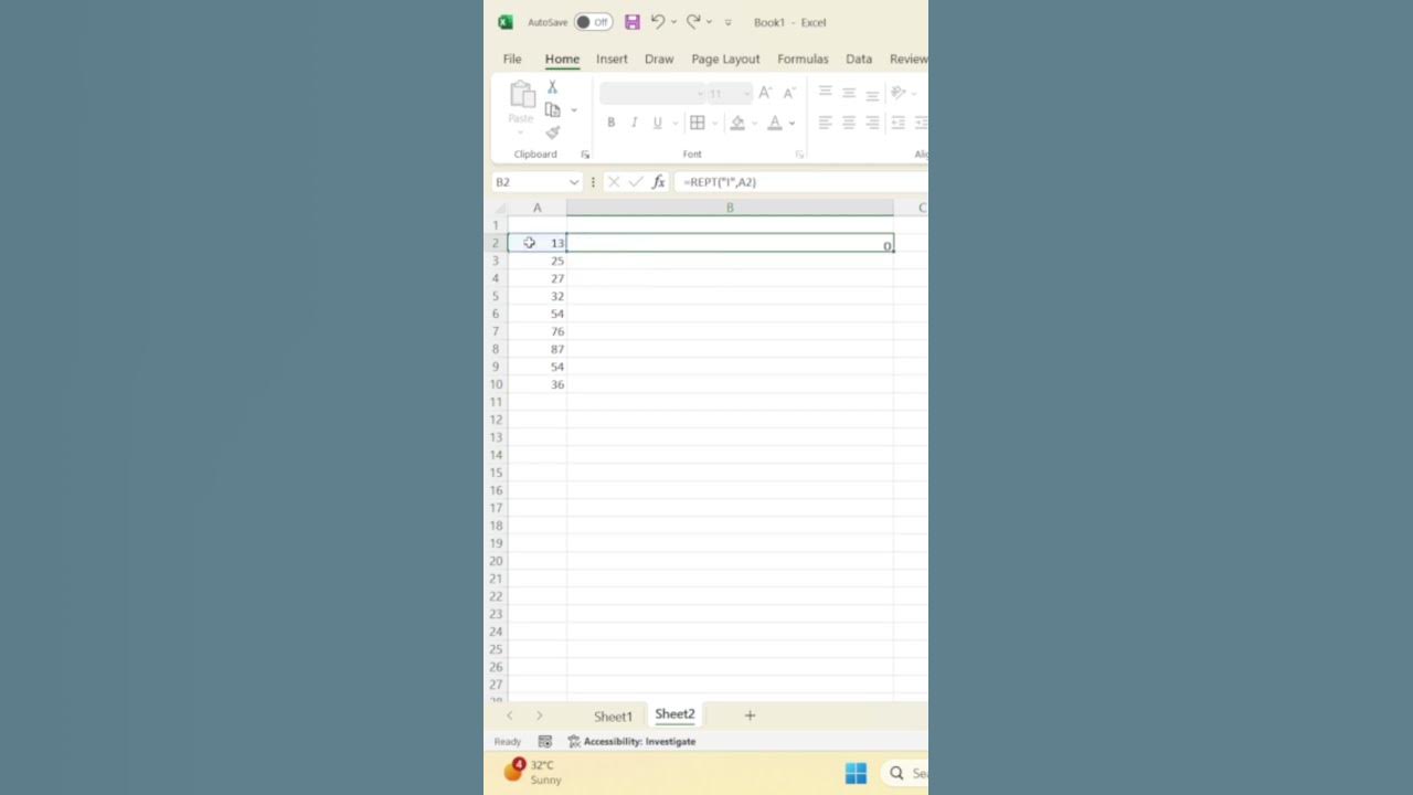 Rept formula in #excel #computereducation #exceltipsandtricks ₹#computerzone - YouTube