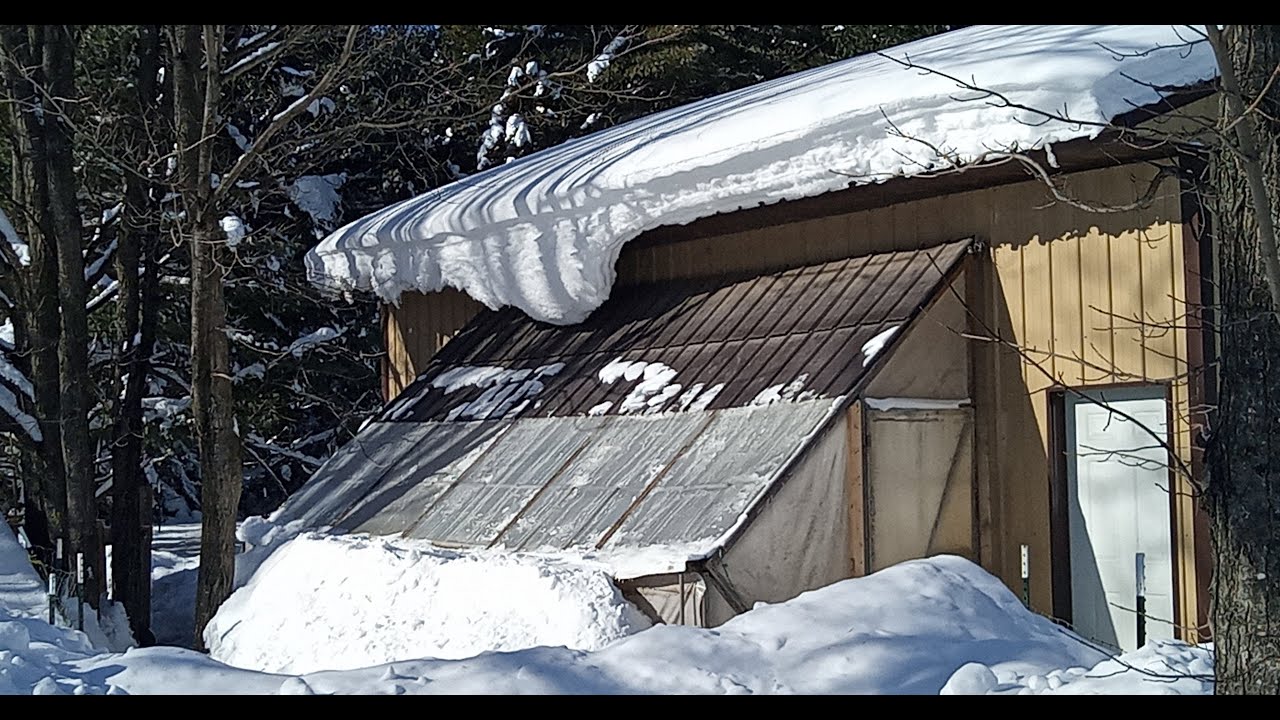 Lean-Too Greenhouse Winter Chicken Coop Tour - YouTube