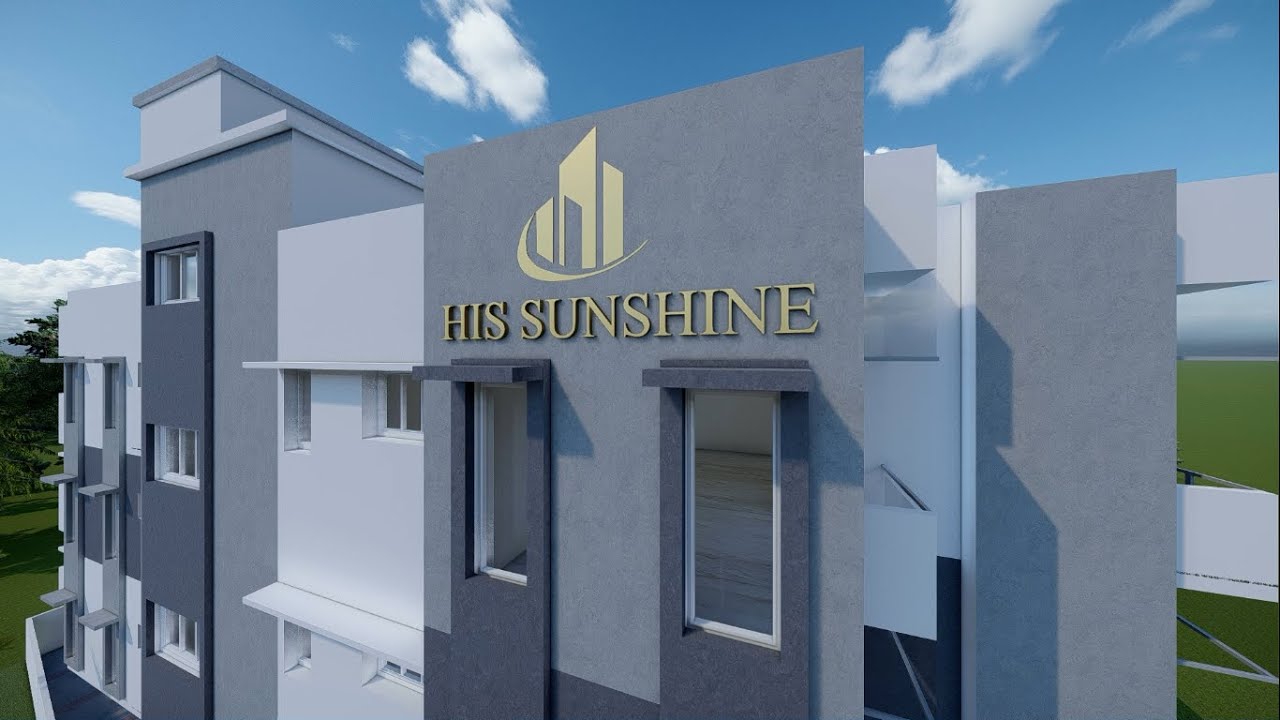 HIS SUNSHINE APARTMENTS | ARCHITECTURAL WALKTHROUGH | 2BHK APARTMENTS ...