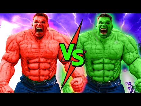 Red Hulk VS Green Hulk - Rap Song!