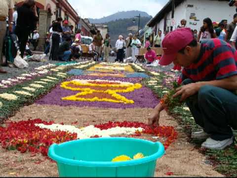 Guatemala (#15): Alfombras (Part 1) - YouTube