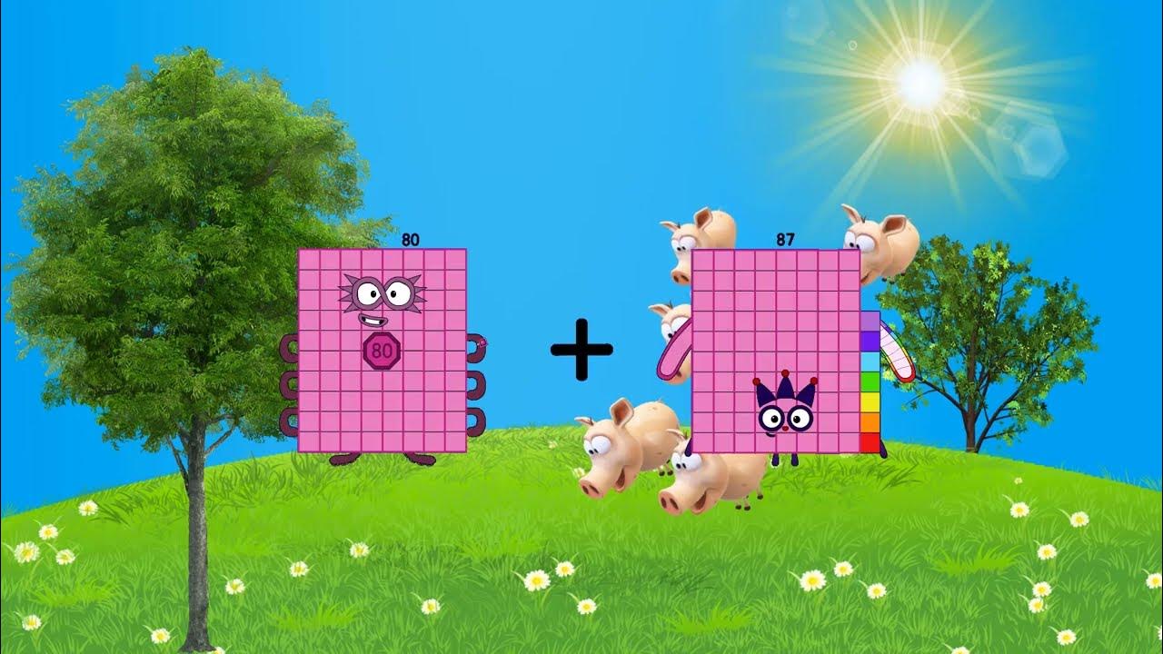 Numberblocks Math: Two Digit Addition Numberblocks | Fun Math for Kids | LEVEL 1 | #14 - YouTube