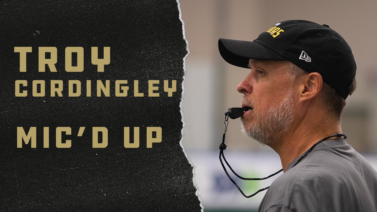 "Battle Through It...We Want Warriors!" | Head Coach Troy Cordingley ...