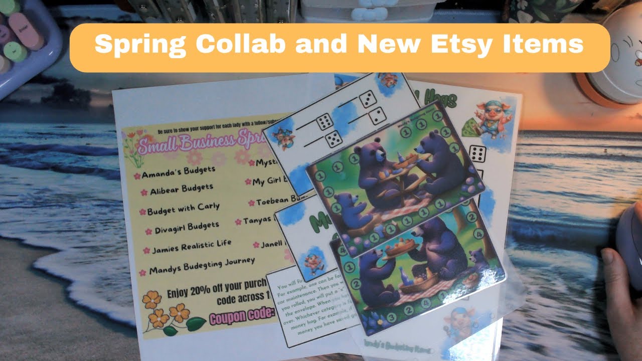 Spring Collab 2024 and New Etsy Items - YouTube