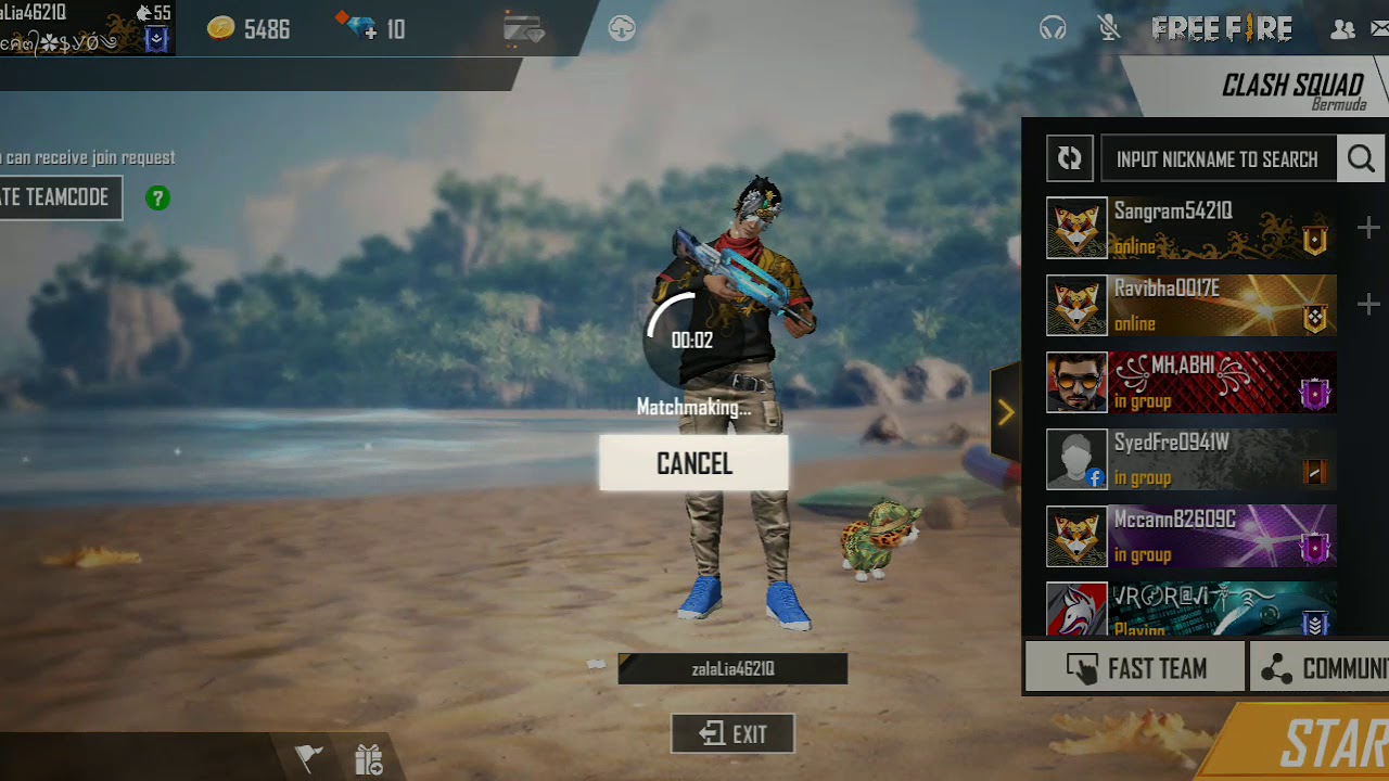 New free fire clesh squod gaming 😍video pasand aaye to like kardo or ...