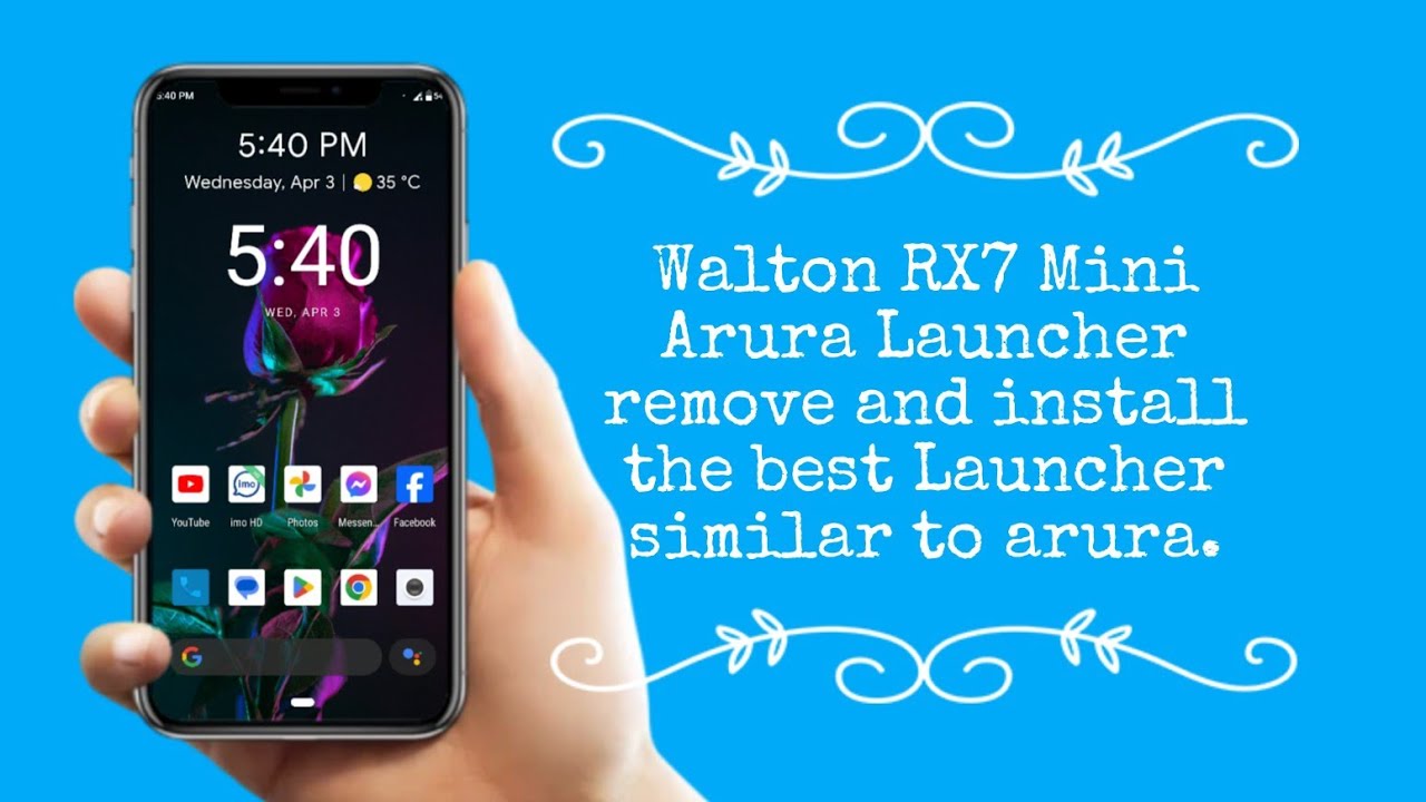 Walton Primo RX7 Mini 'Aurora Launcher' remove and install the best ...